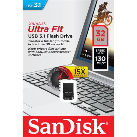 SanDisk Ultra Fit USB Flash Drive GB JB Hi Fi