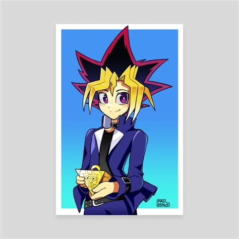 Yugi Muto An Art Canvas By Mag Inprnt