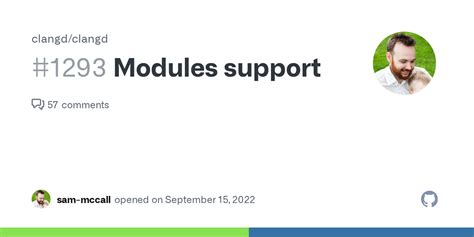 Modules Support · Issue 1293 · Clangdclangd · Github