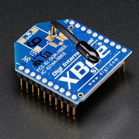 Xbee Module Series 1 1mw With Wire Antenna Xb24 Awi 001 Hacktronics
