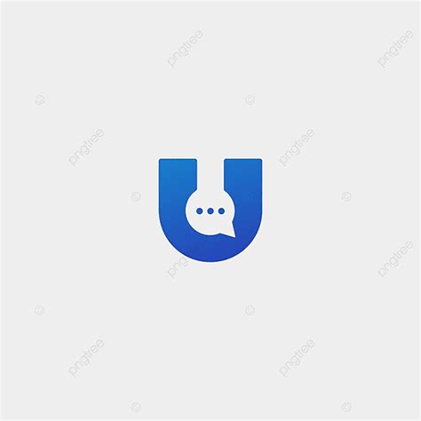 편지 U 채팅 로고 디자인 서식 파일 벡터 일러스트 레이 션 폰트 미디어 연설 Png 일러스트 및 벡터 에 대한 무료