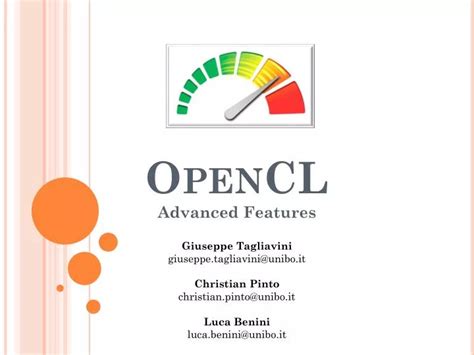 PPT OpenCL PowerPoint Presentation Free Download ID 2619000