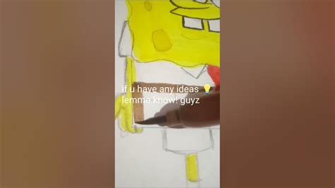 Lets Draw Spongebob With Meh 🎨🖌️ Youtube