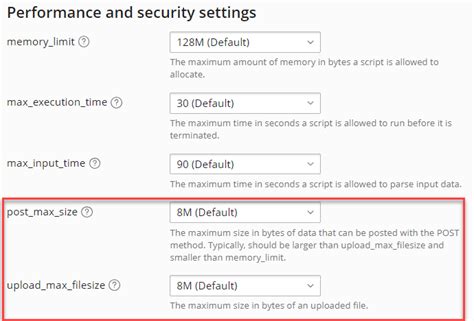 how to increase php upload limit in plesk whuk