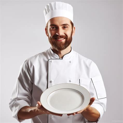 Premium Ai Image Professional Chef Man Showing Sign For Delicious