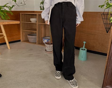 리리앤코 1천장 돌파 프앤디 코듀로이 밍크기모 하이웨스트 와이드 팬츠