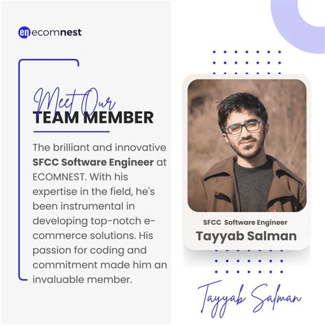 Ecomnest On Linkedin Ecomnest Sfccsoftwareengineer Ecommercesolutions Expertise Dedication…