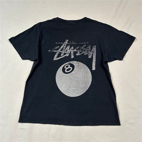 스투시 L 스투시 8볼 에잇볼 라운드넥 반팔 티셔츠 후루츠패밀리 위시버킷