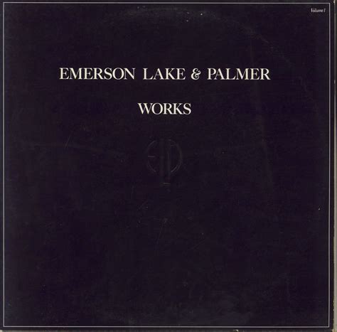 Emerson Lake And Palmer Works Volume 1 Ex Us 2 Lp Vinyl Set —