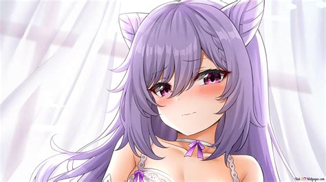 Alone Cute And Sexy Girl Keqing Genshin Impact 2k Wallpaper Download