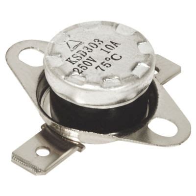 China Ksd301 Series Bimetal Thermostat Overheat Lockout Reset Limit Switch AC250V 10A Normally