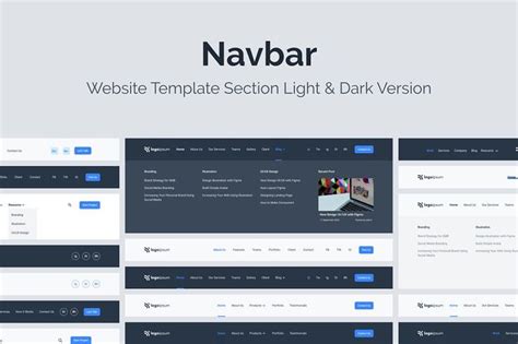 Web Navigation Bar Template Navigation Bar Craft Website Template Templates