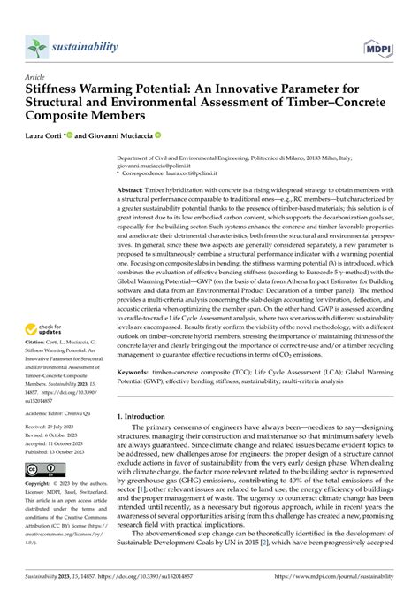 Pdf Stiffness Warming Potential An Innovative Parameter For