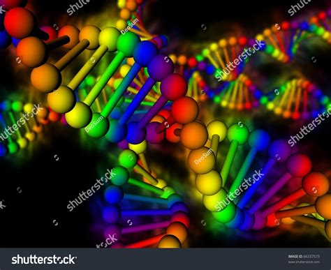 Dna Deoxyribonucleic Acid Stock Photo 66337573 Shutterstock