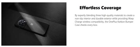 Official Original Oneplus Aramid Fiber Bumper Case