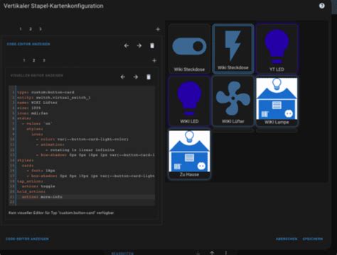 HomeAssistant Custom Button Card SmartHome Yourself