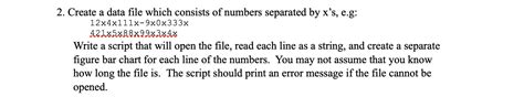 Solved In Matlab Create A Data File Which Consists Of