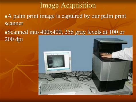 Pattern Recognition Palm Print Authentication System Pptx Operating