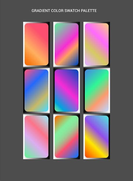 Premium Vector Free Vector Gradient Color Collection Palette