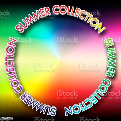 재고 일러스트 레이 션화이트 컬러 텍스트 여름 컬렉션 여러 가기 3d 그림 밝은 대하여는 여러 배경 0명에 대한 스톡 사진 및 기타 이미지 Istock