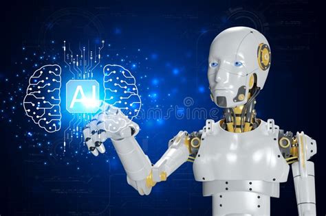 Artificial Intelligence Technology Smart Robot Ai Artificial Generates Something Futuristic