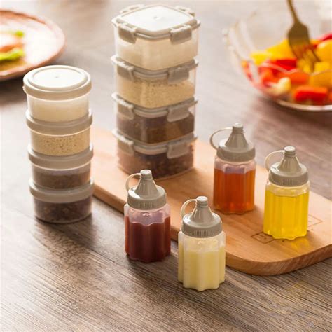 Stackable Leakproof Condiment And Spice Containers On Luulla Stackable Leakproof Condiment And Spice Containers On Luulla