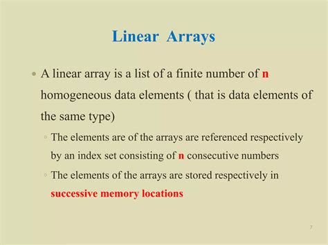 Arrays In Data Structurepptx Free Download