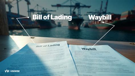 Bill Of Lading Vs Waybill A Detailed Comparison Visiwise Blog