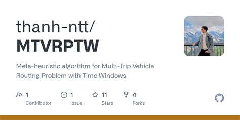 Github Thanh Nttmtvrptw Meta Heuristic Algorithm For Multi Trip Vehicle Routing Problem With