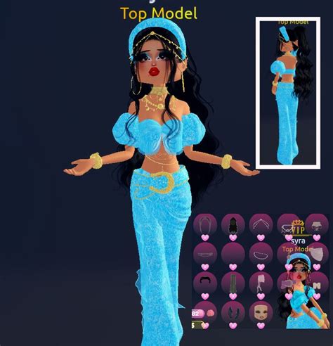Dress To Impress Theme Disney Princess Jasmine 💙 Dress To Impress