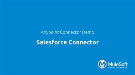 Salesforce Connector Demo Integration With Mule Youtube