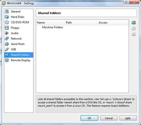 Virtualbox Shared Folders Virtuatopia