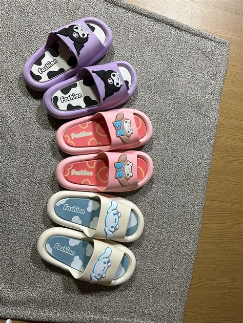 산리오 슬리퍼 쿠로미 마이멜로디 당근 중고거래