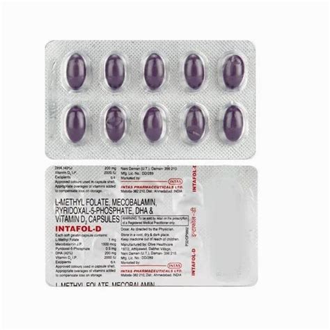 L Methylfolate 1mg Prescription Treatment Oral At Best Price In Agra