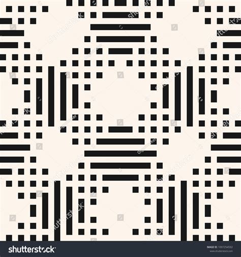 Vector Geometric Seamless Pattern Linear Grid Stock Vector Royalty Free Shutterstock