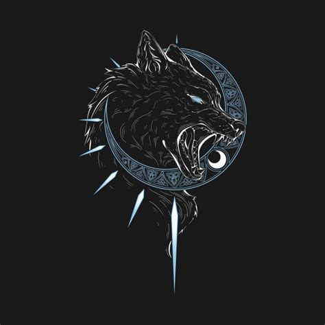 Devour The Moon By Chocolateraisinfury Norse Mythology Tattoo Wolf