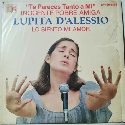 Disco Lp Lupita Dalessio Inocente Pobre Amiga Mercadolibre