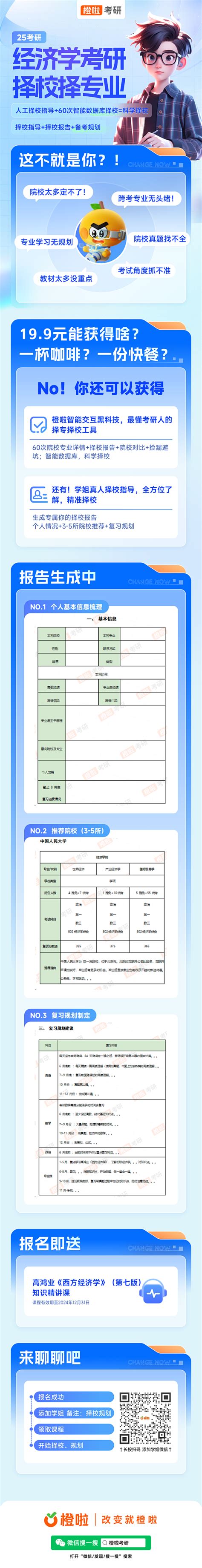 25考研经济学考研择校择专业 199