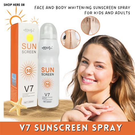 Very Effective Spf50 Sunscreen Korean Spray Lotion With Instant
