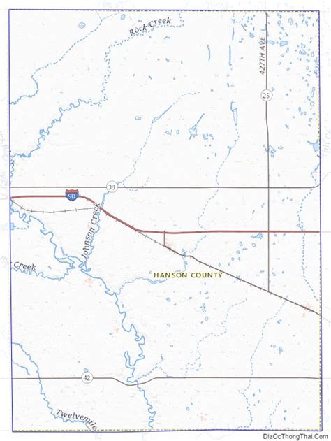 Hanson County Sd Plat Map At Darren Pennington Blog