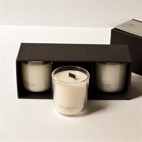 Mini Wellness Candle T Set Cedar And Myrrh
