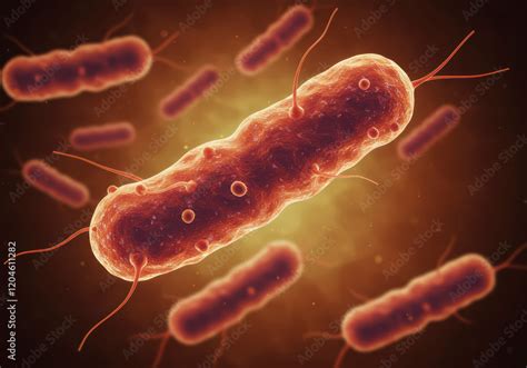 Detailed 3d Depiction Of Pneumococcus Bacteria Showcasing Its Gram Positive Nature And Its