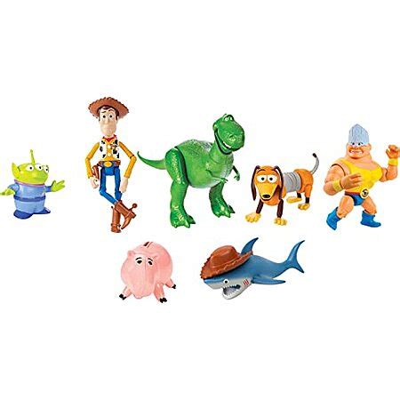 19 49 Mattel Disney And Pixar Toy Story Set Of 7 Action Figures