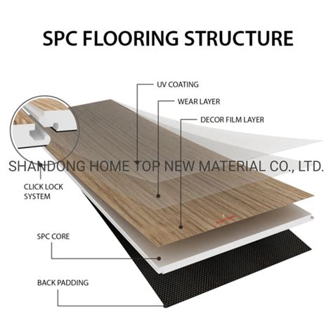 Factory Wood Look Click Waterproof Luxury Spc Vinyl Pvc Plank Plastic