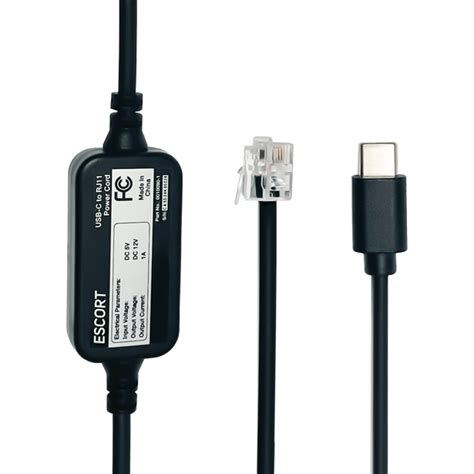 Escort Radar Usb C To Rj11 Cable Escortradar