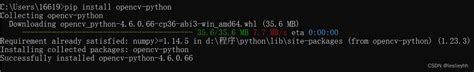 Python安装cv2出现如下错误：could Not Find A Version That Satisfies The