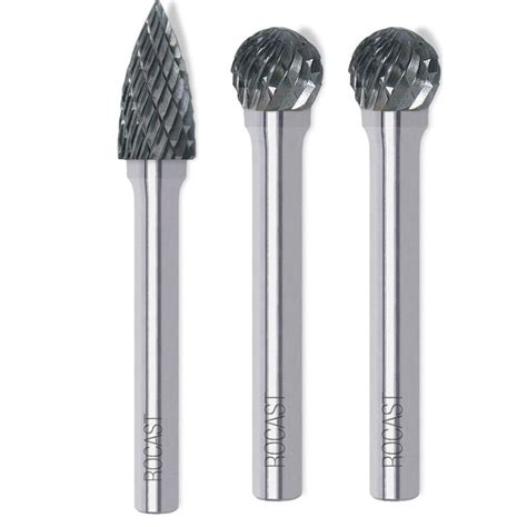 Kit Lima Rotativa Árvore Pontiaguda E Lima Rotativa Esférica Metal