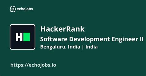 Hackerrank Is Hiring Software Development Engineer Ii Backend Onsite Bengaluru India