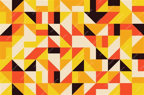 Premium Vector Abstract Colorful Geometric Triangle Shape Mosaic Seamless Pattern Background