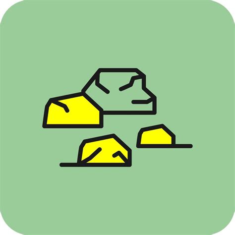 Rock Vector Icon 19615111 Vector Art At Vecteezy